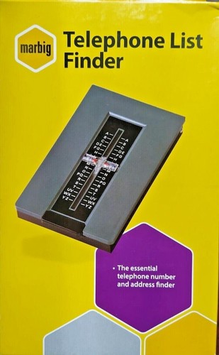 Marbig Telephone Index List Finder Teledex Grey Brand New 9312311900155 ...