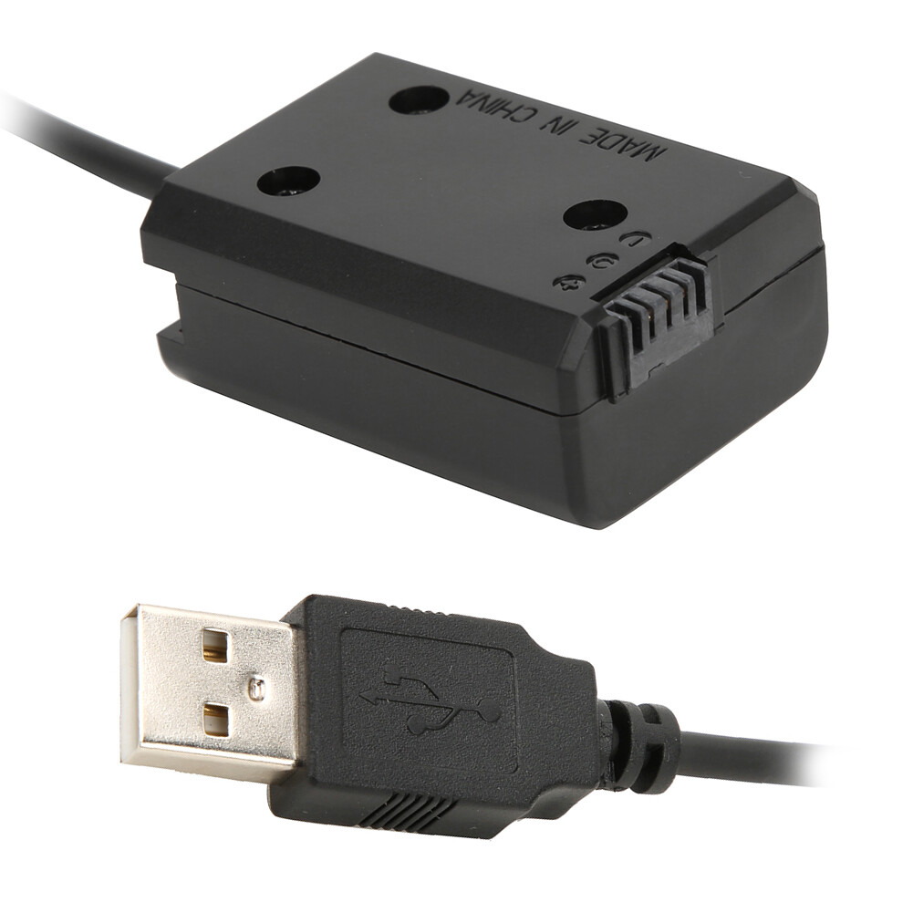 FW50 Black Plastic Full Decoder 2A USB Port Dummy Battery Pack With ...