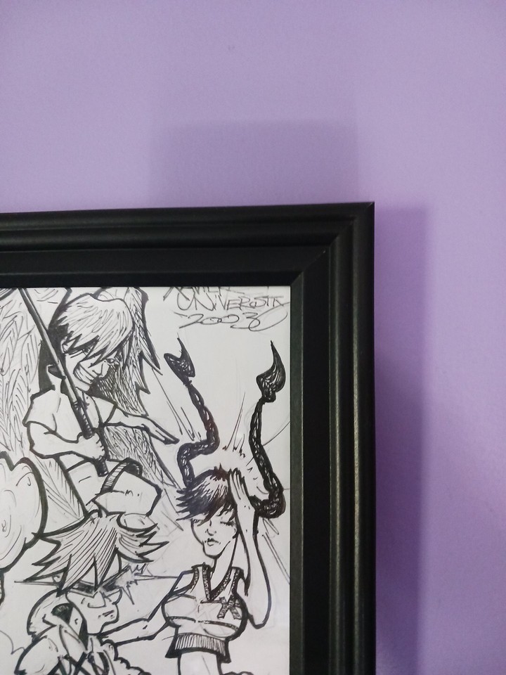 X Men University Original Drawing Ink By Mark Serlo 8 X 10 In Storm ...