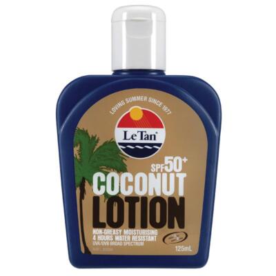 Le Tan SPF 50+ Coconut Sunscreen Lotion 125ml | eBay Australia