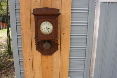 Antique German Wall Clock - By Karl Schmutzer | eBay