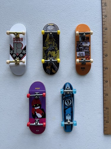 TECH DECK Skateboard / Longboard / Fingerboard Lot Of 5 - DJK, Dway ...