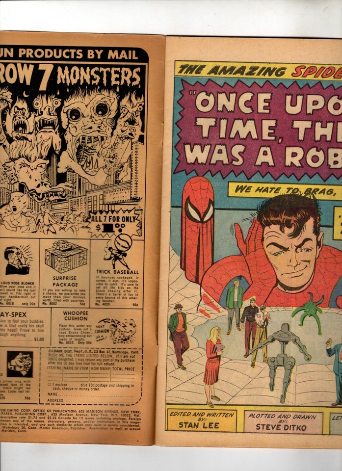 AMAZING SPIDER-MAN #37 1966 MARVEL VG+ 5.0 KEY! 1ST APP. NORMAN OSBORN ...