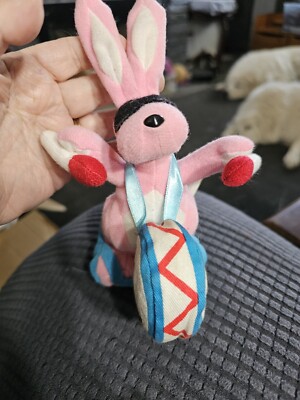 Energizer Battery Bunny Plush Pink Rabbit 7 in. Stuffed Animal 1997 ...