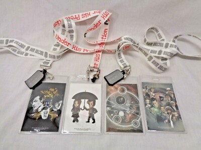 LOT OF 3 Doctor Who Lanyards w/ Tardis and Doctor Charms - I.D. Holder ...