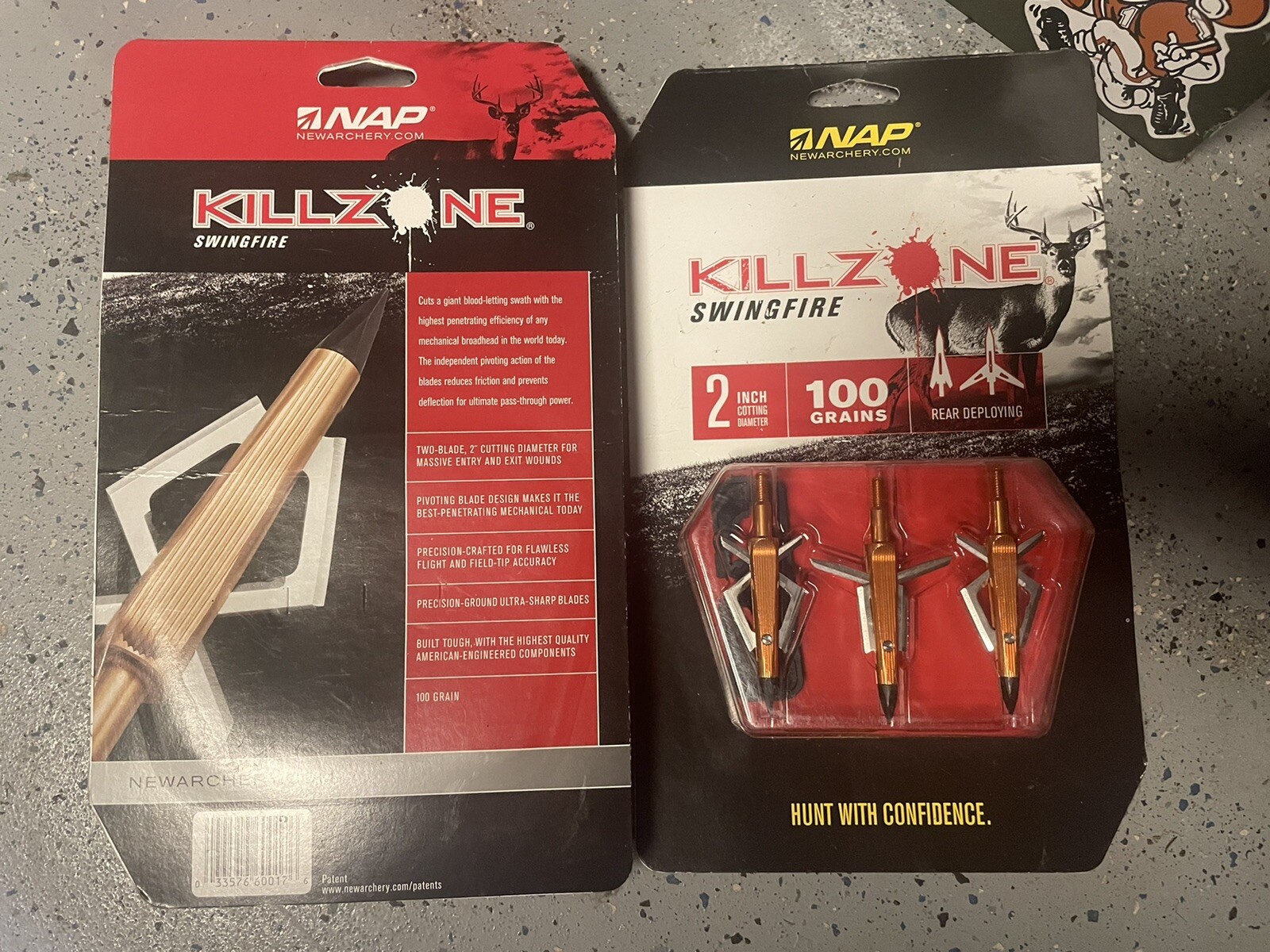 NAP Killzone Swingfire 100 Grain Broadheads | eBay