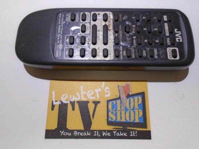 JVC VCR / TV Remote Control UR64EC1822 for sale online | eBay