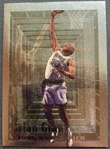 1994-95 TOPPS EMBOSSED BRIAN GRANT KINGS #108 SILVER FOIL 1994 DRAFT ...