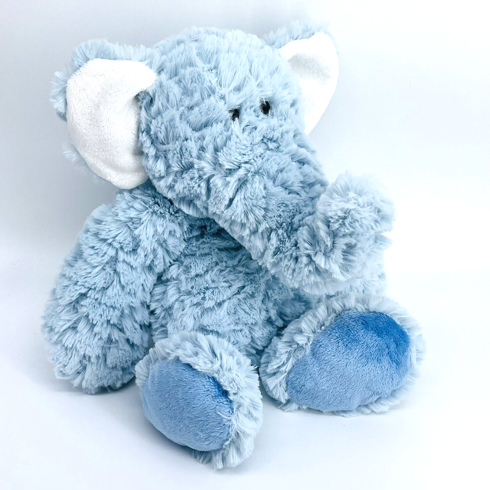 DEMDACO NAT & JULES 12" CUDLY SOFT BABY BLUE ELWIN ELEPHANT PLUSH-NURSERY-INFANT | eBay