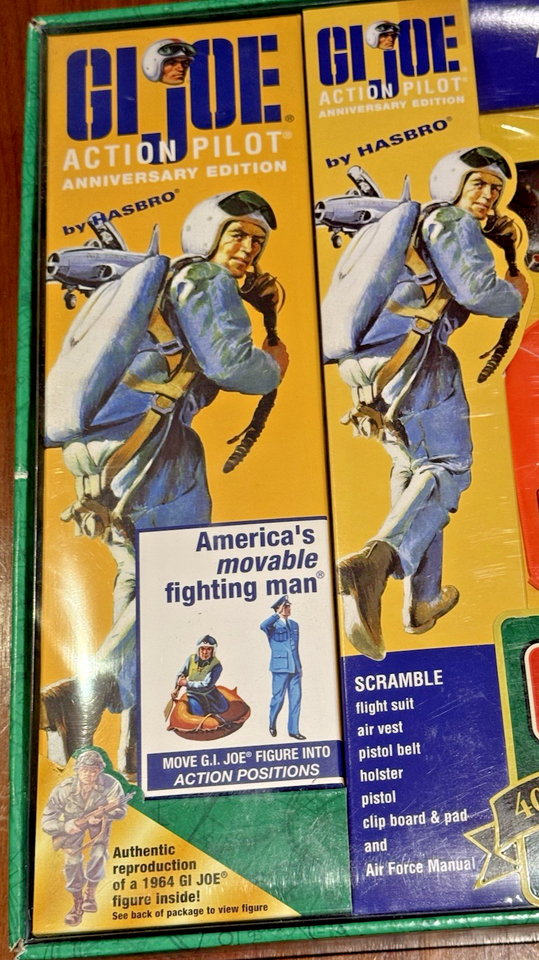 GI Joe 12" 40th Anniversary Action Scramble Pilot Uniform Set 12th 2004 ...