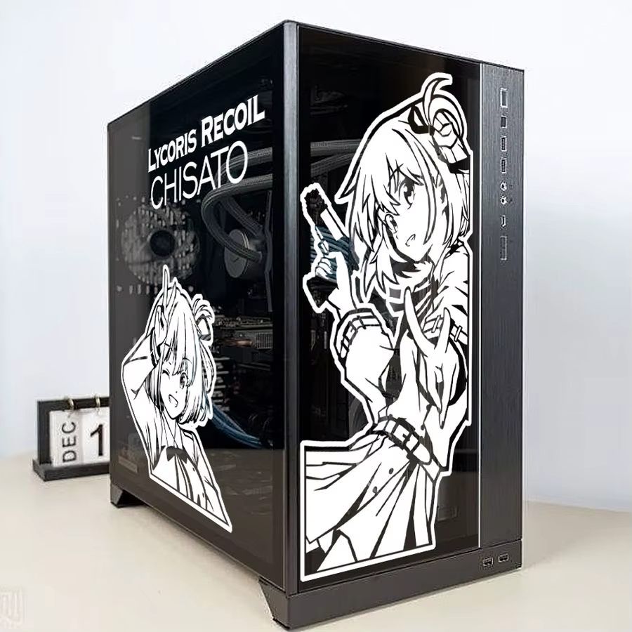Nishikigi Chisato Anime Stickers for PC Case,Cartoon Decor Decals for ...
