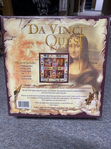 BRAND NEW & FACTORY SEALED THE DA VINCI QUEST BOARD GAME-SOLVE & FIND ...