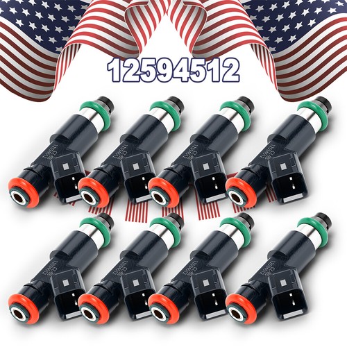 8pcs 12594512 Fuel Injector Fits Chevrolet Express 1500 GMC Sierra ...