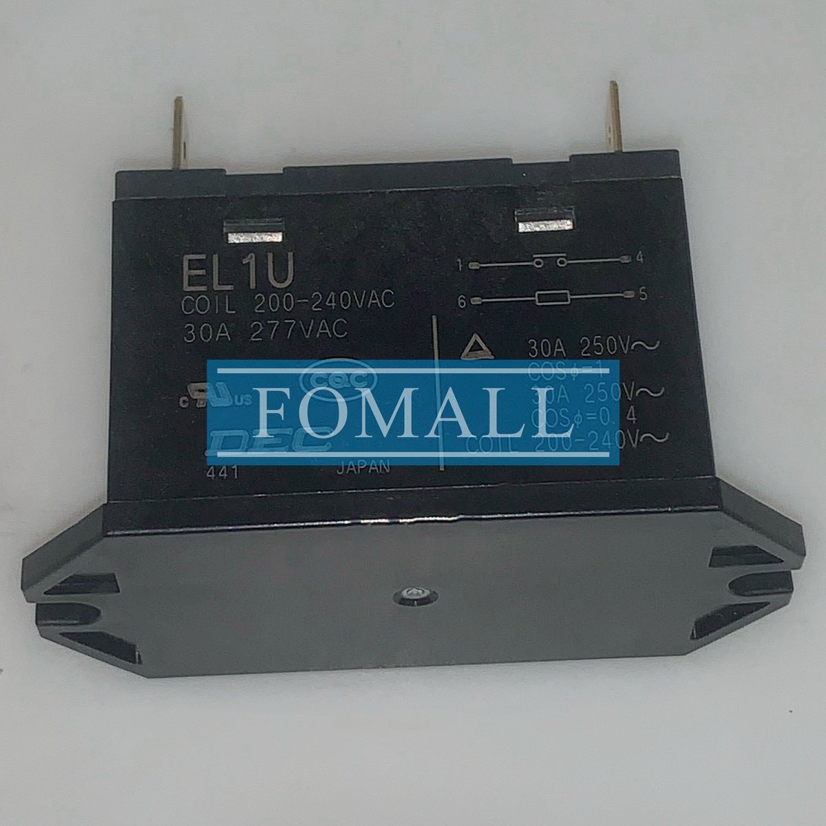 1Pcs New For DEC Relay EL1U Coil 200-240VAC 30A 277VAC | eBay