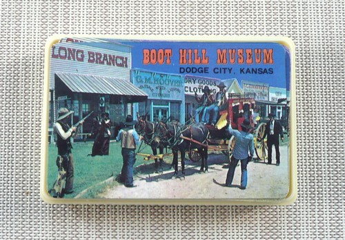 Vintage BOOT HILL MUSEUM Playing Cards Dodge City Kansas | eBay