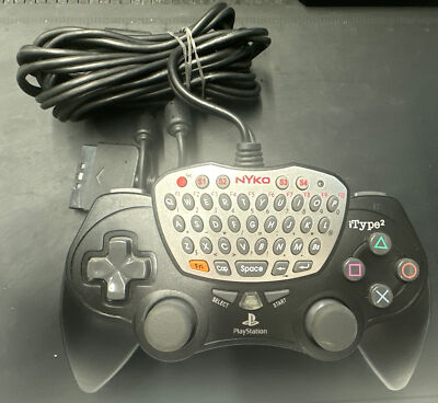 NYKO iType2 PlayStation 2 PS2 Wired Controller Keyboard GamePad | eBay