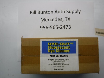 NOS 700015 DYE-OUT FLUORESCENT DYE CLEANER | eBay