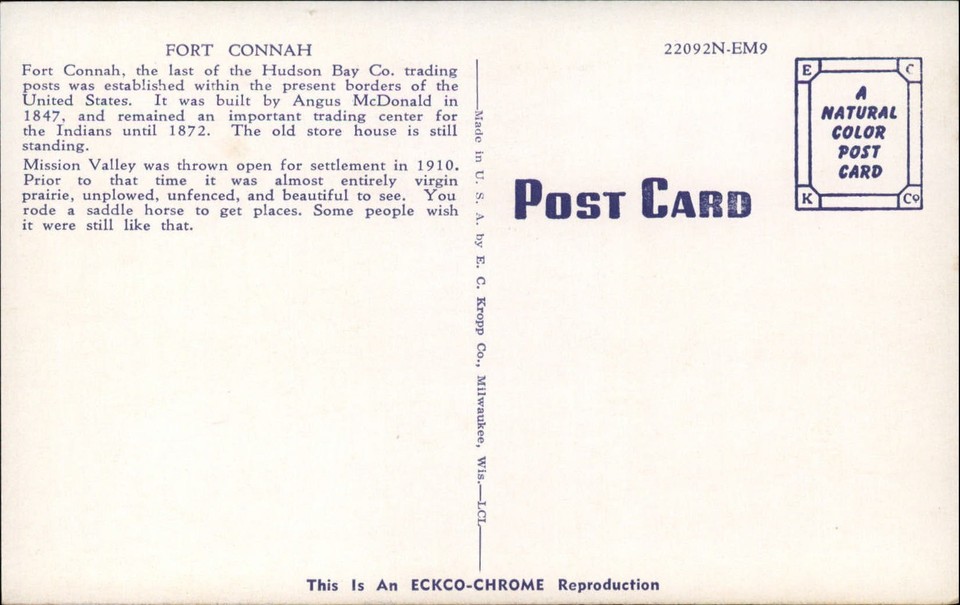 Fort Connah Montana ~ Hudson Bay Trading Post ~ entrance sign ...