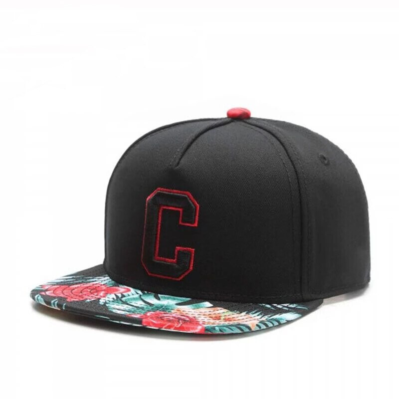 C Letter Embroidery Adjustable SnapBack USA Flag Baseball Cap Cali Rap ...