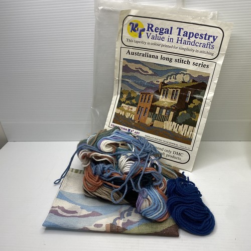 DMC Regal Tapestry Long Stitch Kit Australiana Series Terrace Houses ...
