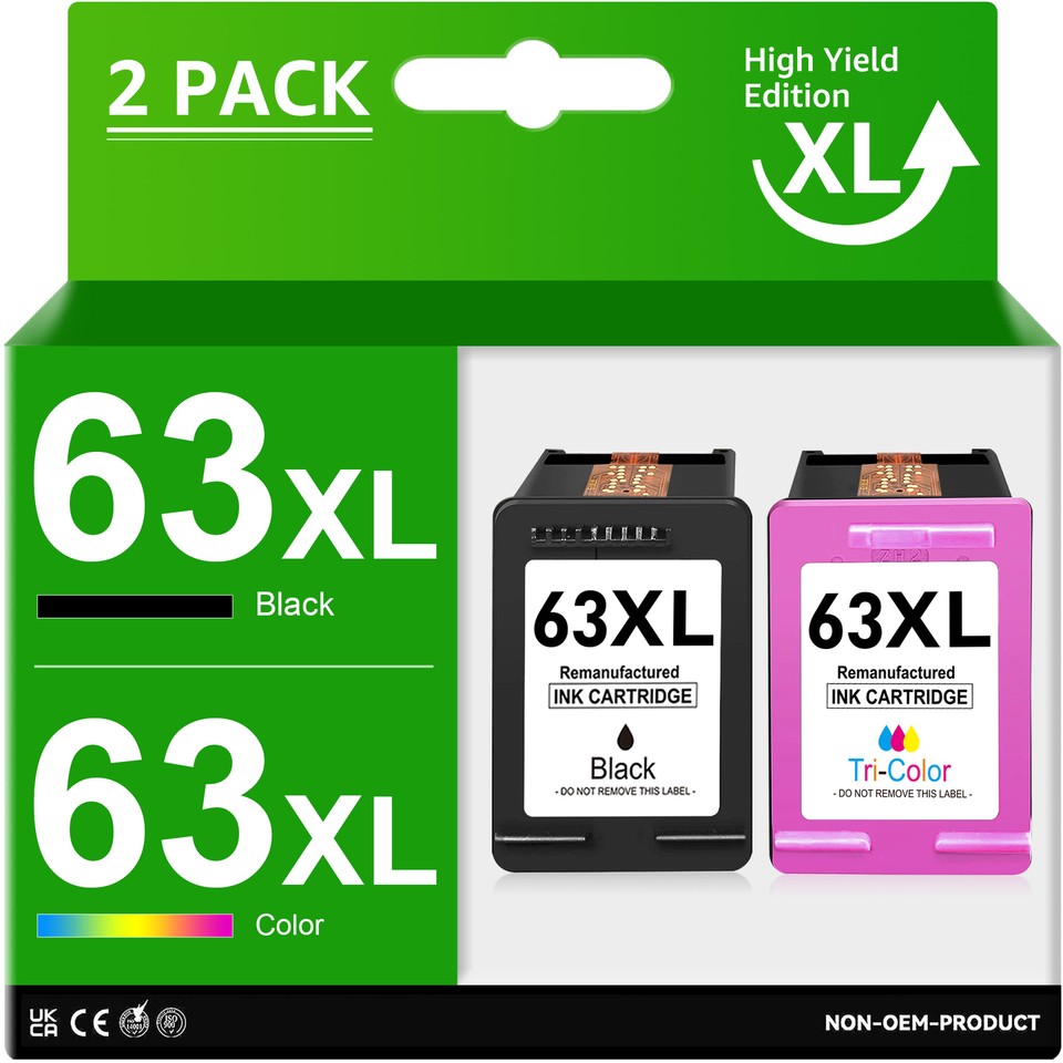 BCMY Ink Cartridges 67 XL 65XL 64XL 62XL 63XL 61XL 60XL For HP Printers ...