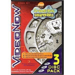 VideoNow Spongebob Squarepants -3 Disc Pack - - Toy - Good | eBay