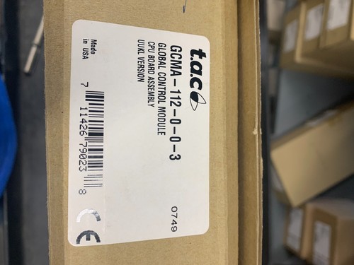 GCMA-112-0-0-3 TAC/Barber/Siebe/Invensys Global Control Mod, CPU Board ...