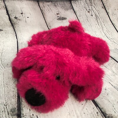 Applause Puppy Dog Plush Franny Fuchsia Pink Purple Black Nose Glitter ...