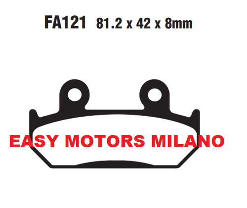 Paire Plaquette de Frein EBC Avant FA121 Honda CBR R 250 1987> | eBay