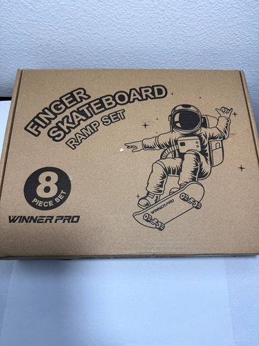 WINNER PRO Fingerboard Skate Park Kit - Finger Skateboard Ramp Set with ...
