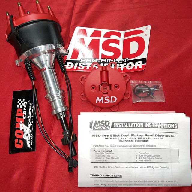 MSD 8382 Ford 302 Dual Pickup Pro-billet Distributor for sale online | eBay