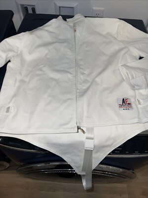 Absolute Fencing Gear USA Male Back White Size L NWT Top Only | eBay