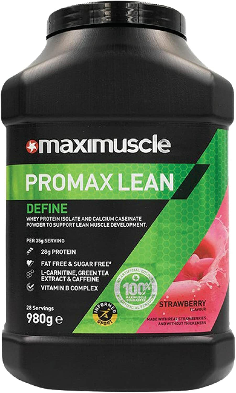 Maximuscle Promax Lean Muscle 28g Whey Protein Powder Gym Fitness ...