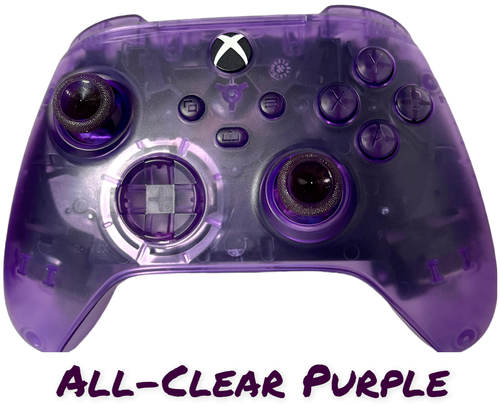 Microsoft Xbox One Series X/S 7 Watts Modded-All-Clear Purple w/Purple ...