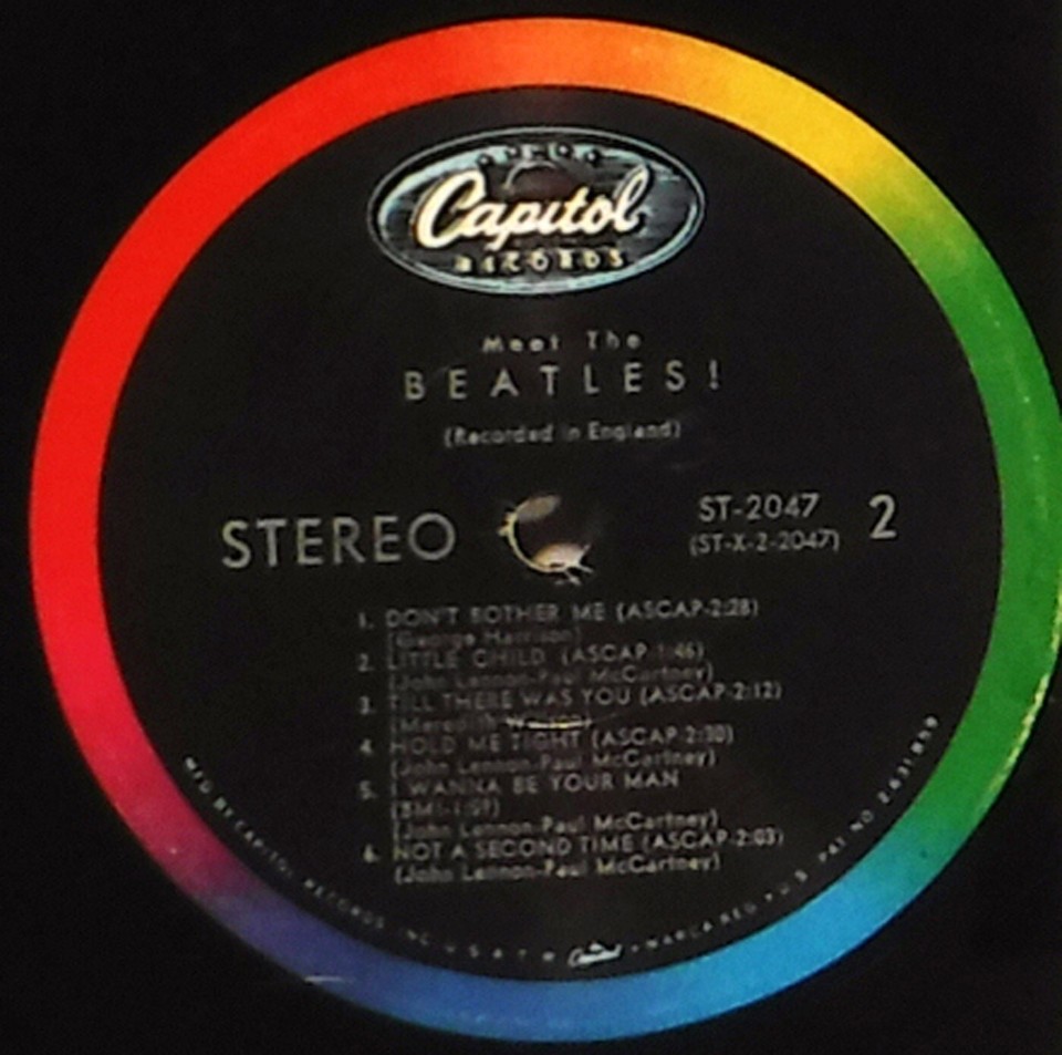MEET THE BEATLES / 12 INCH 33 RPM STEREO LP ALBUM / CAPITOL ST-2047 | eBay