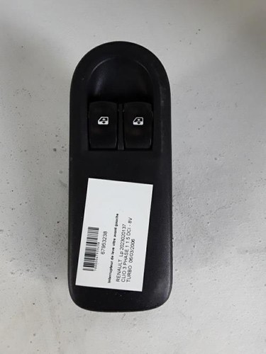 Interrupteur de leve vitre avant gauche RENAULT CLIO 3 PHASE 1 ...