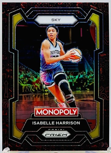 2024 Panini Prizm Monopoly WNBA Red Classic Icons #36 Isabelle Harrison ...
