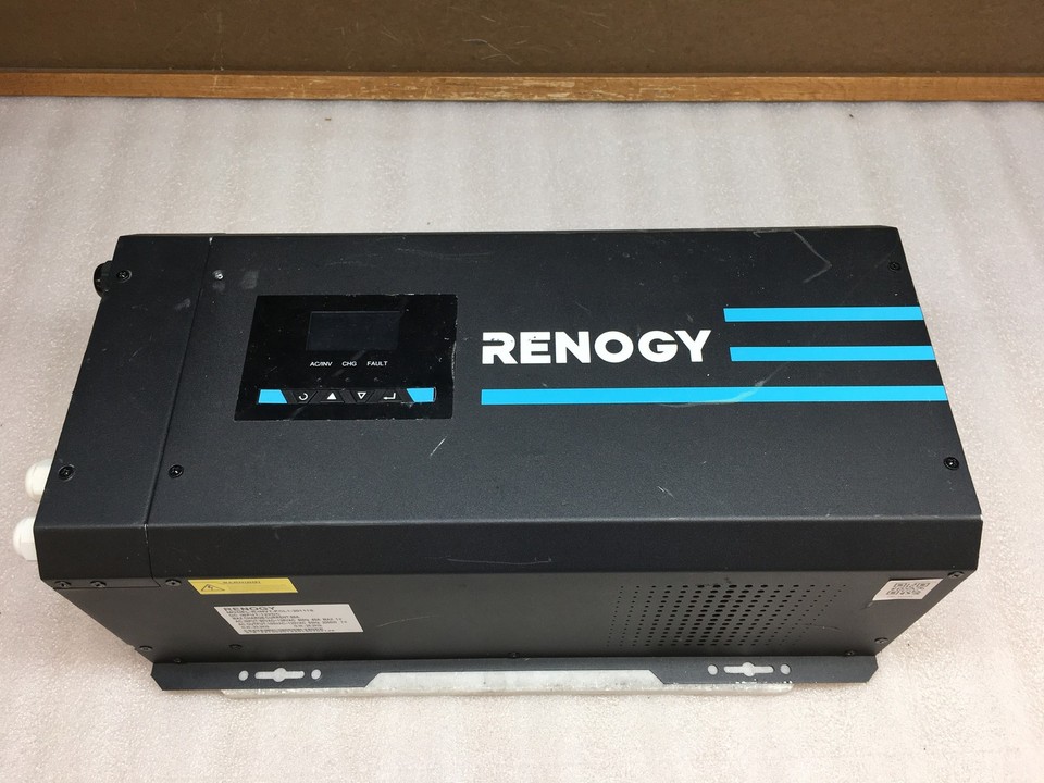 Renogy R-INVT-PCL1-20111S 2000W 12V Pure Sine Wave Inverter Display RV ...