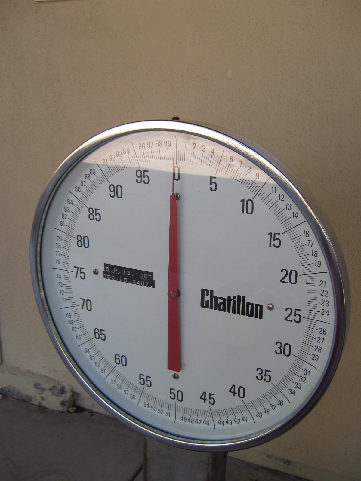 CHATILLON Platform/Dial 15" commercial/mechanical scale #3947, classic ...