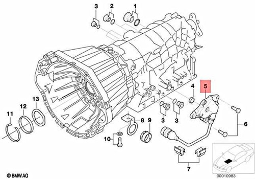 Genuine BMW E38 E39 E53 Sedan Position Switch For Auto Trans OEM ...