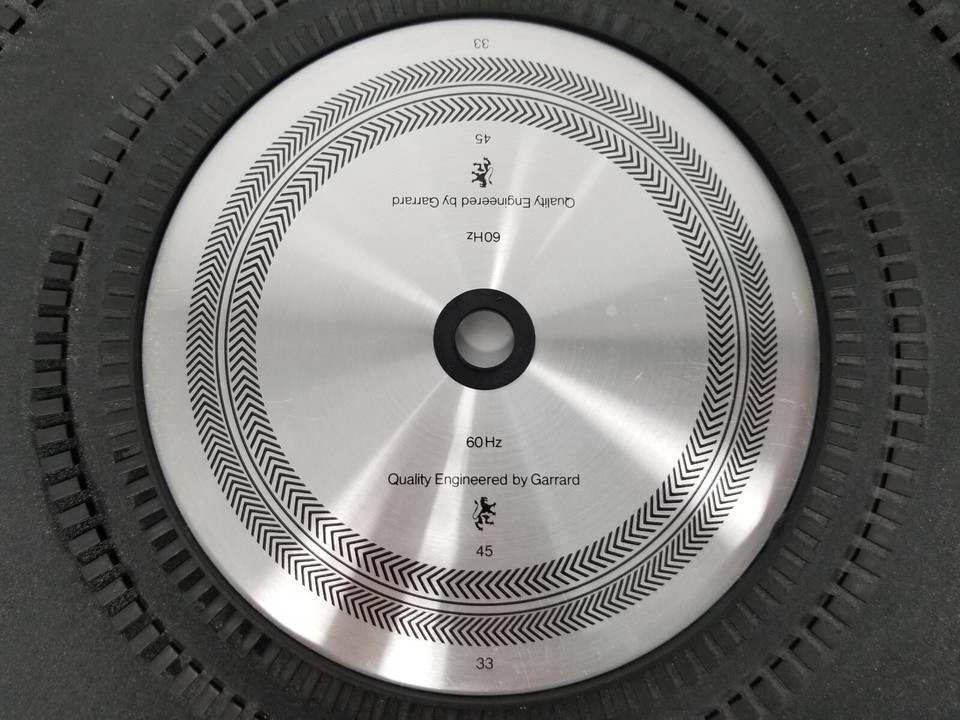 Vintage Garrard 990B Turntable Mat with Counter Weight | eBay