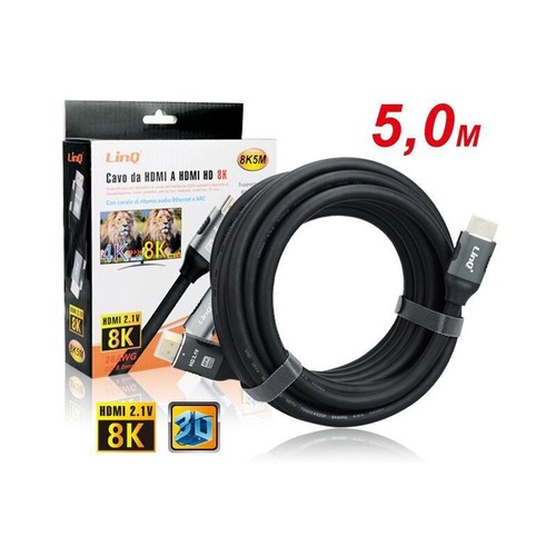 Câble HDMI 8K 5M Ultra HD 2.1V LinQ 8K5M Plug&Play | eBay