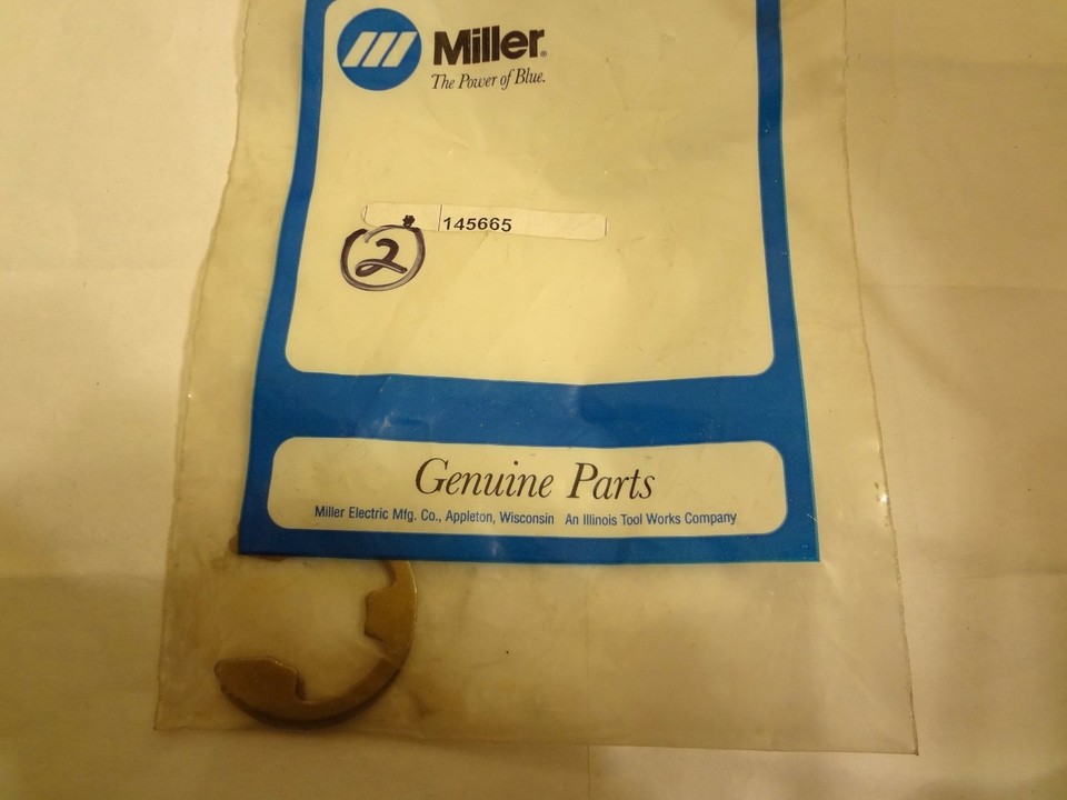 Miller 145665 Ring, Rtng Ext 1.000 Shaft X .052 Thk E Style Pld | eBay