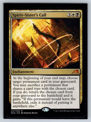 MTG Spirit-Sister's Call Near Mint NEO | eBay