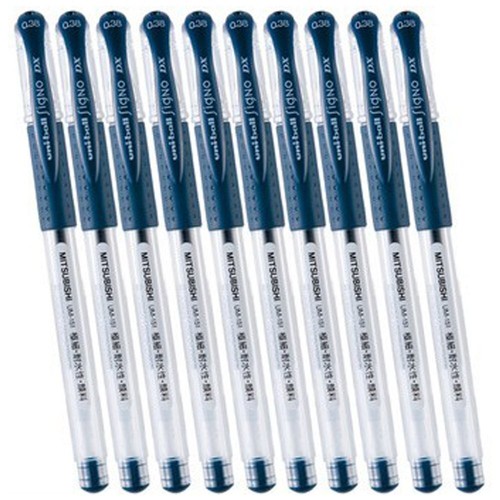 Signo DX UM-151 Ink Pen 10 Set(Blue-Black) | eBay
