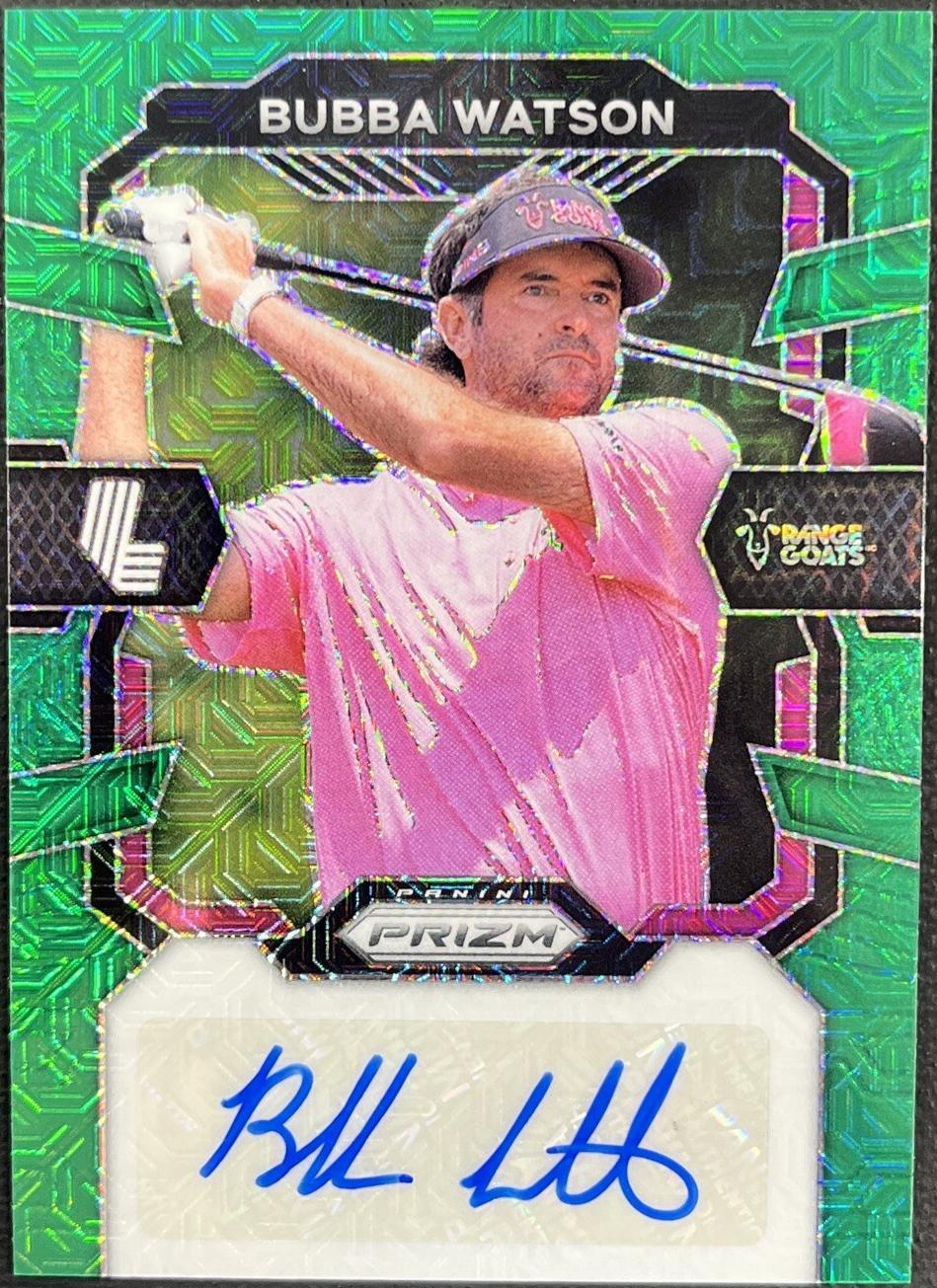 2024 Panini Prizm Liv Golf - Signatures Bubba Watson #SIG-BWA Green ...