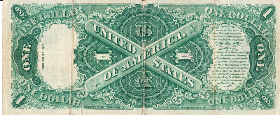 Lot of 4 - 1869 $1 Legal Tender Notes Fr. 37 & 39 - Early US Currency ...