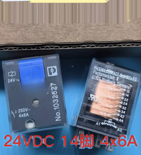 1PC NEW Phoenix Contact REL-IR-BL/L-24DC/4X21 No.1032527 24VDC 4x6A 14 ...