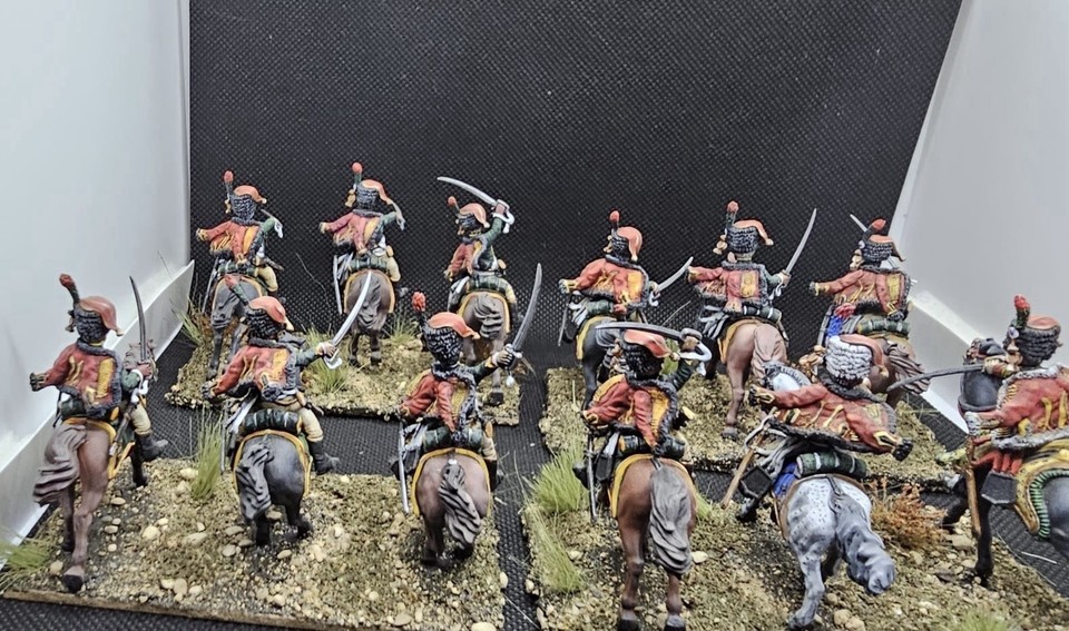 French Chasseurs A Cheval of The Guard 28mm Victrix Miniatures Painted ...
