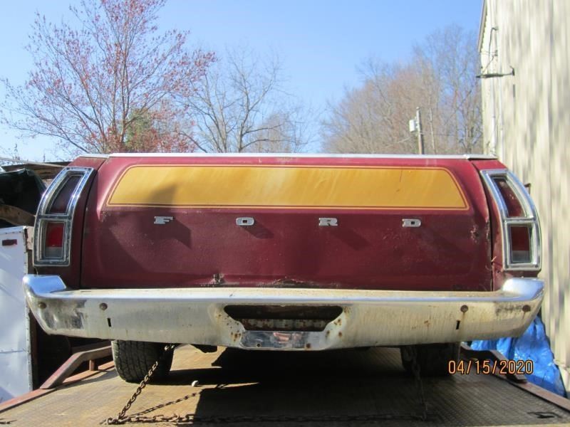 79 FORD RANCHERO 1979 Body Parts CHROME TRIM ON TOP OF BED LT RT UP | eBay